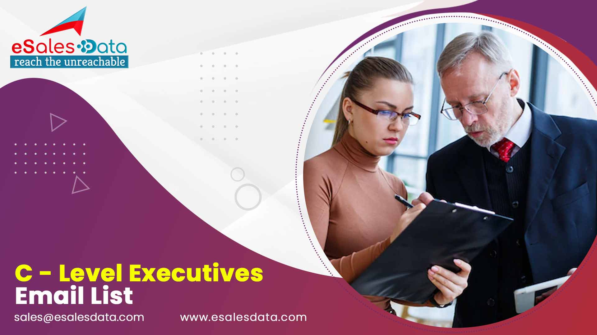 Accurate C Level Executives Email List | eSalesData